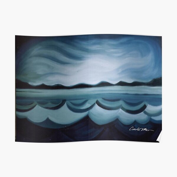 "Waves LAWA 001" Poster for Sale by cjmathewsart | Redbubble