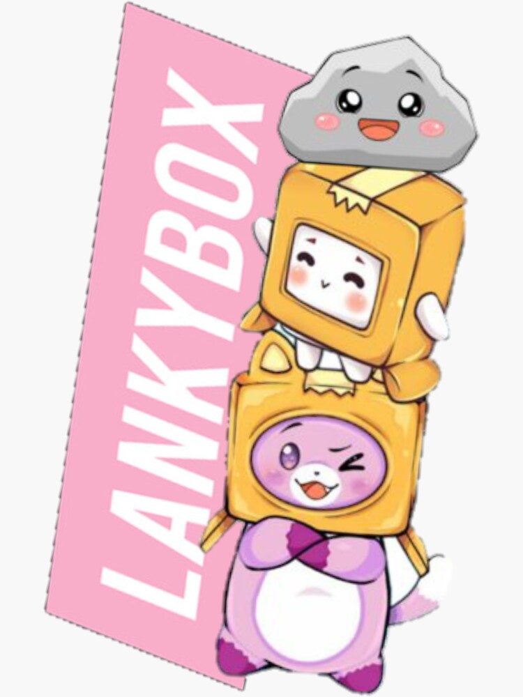 "cute lankybox - lankybox" Sticker for Sale by lankyworld | Redbubble