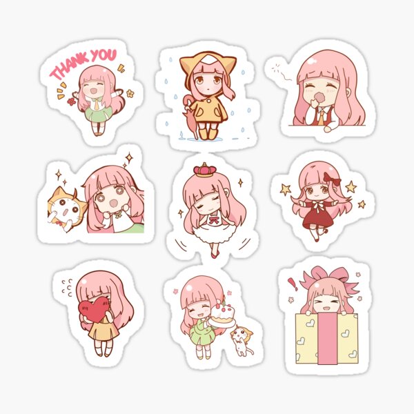 "Love Nikki Sticker Pack" Sticker for Sale by opacimeter | Redbubble