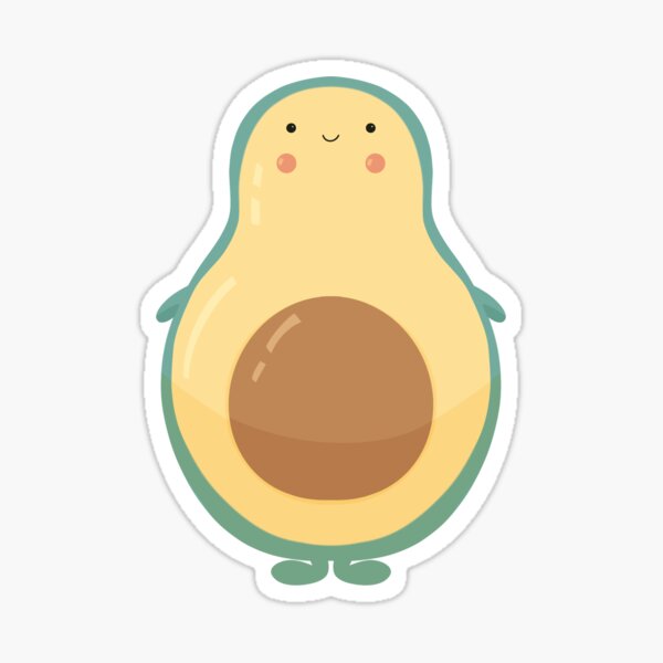 "Avocuddle" Sticker for Sale by StudioSiri | Redbubble