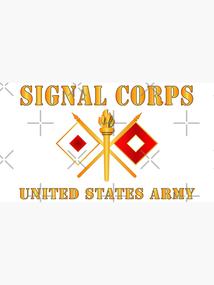 "Army - Signal Corps - Branch - US Army X 300DPI" Cap for Sale by ...