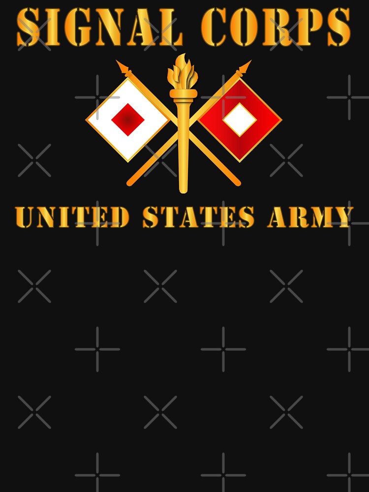 "Army - Signal Corps - Branch - US Army X 300DPI" Essential T-Shirt for ...
