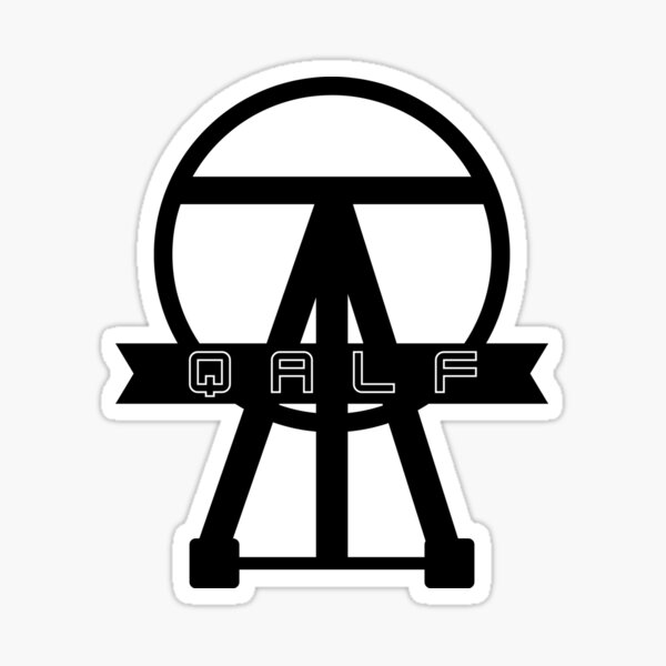 "Damso QALF logo Sticker" Sticker for Sale by Ayoubmoudne | Redbubble