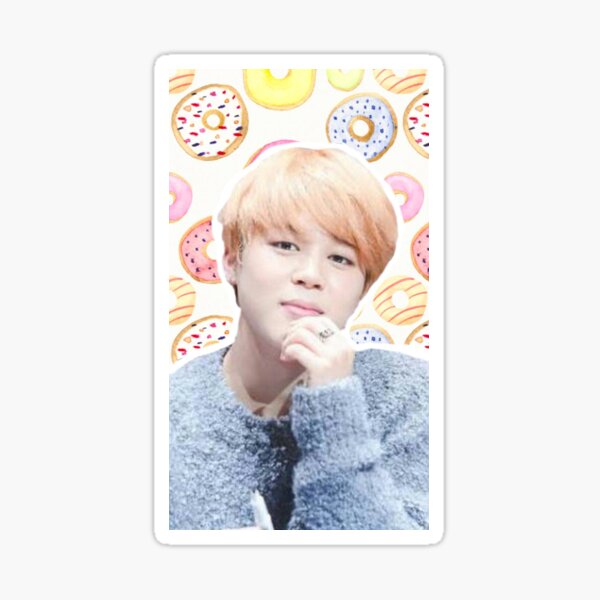 "[BTS] Jimin "DONUT" Collection" Sticker for Sale by zjhzhs | Redbubble