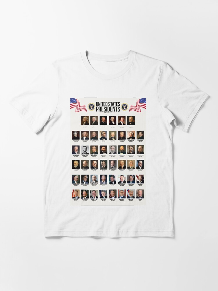 "United States Presidents" T-shirt for Sale by innasoyturk | Redbubble ...