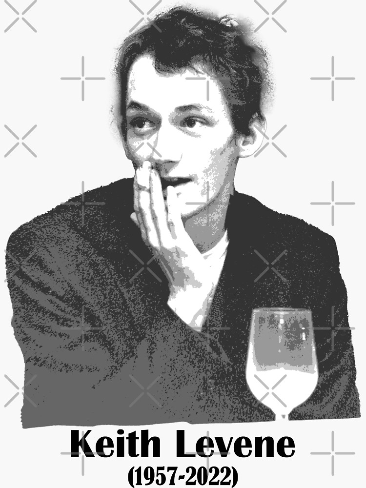 "keith levene/1957-2022" Sticker for Sale by LondownDesign | Redbubble