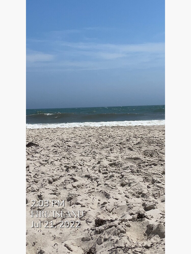"Fire Island Seashore" Sticker for Sale by mylifeonpaper | Redbubble