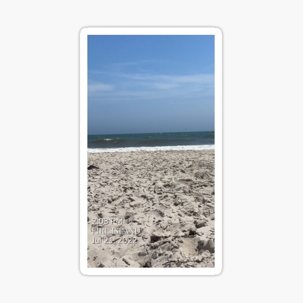 "Fire Island Seashore" Sticker for Sale by mylifeonpaper | Redbubble