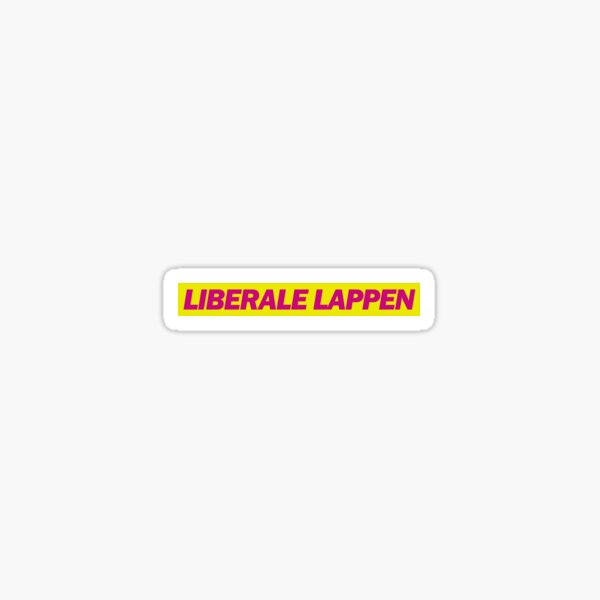 "Liberale Lappen - FDP Satire Sticker" Sticker for Sale by surrile ...