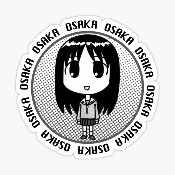 " Osaka cute anime girl " Sticker for Sale by the-Bebop | Redbubble