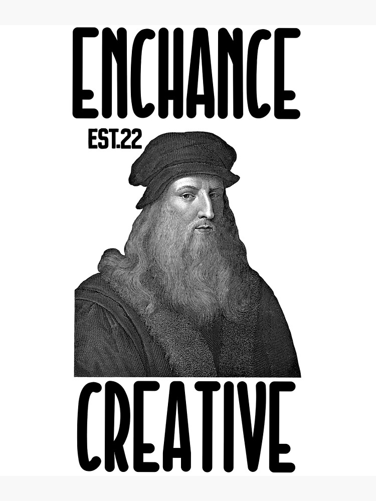 "ENHANCE CREATIVE" Poster for Sale by GAADesignz | Redbubble