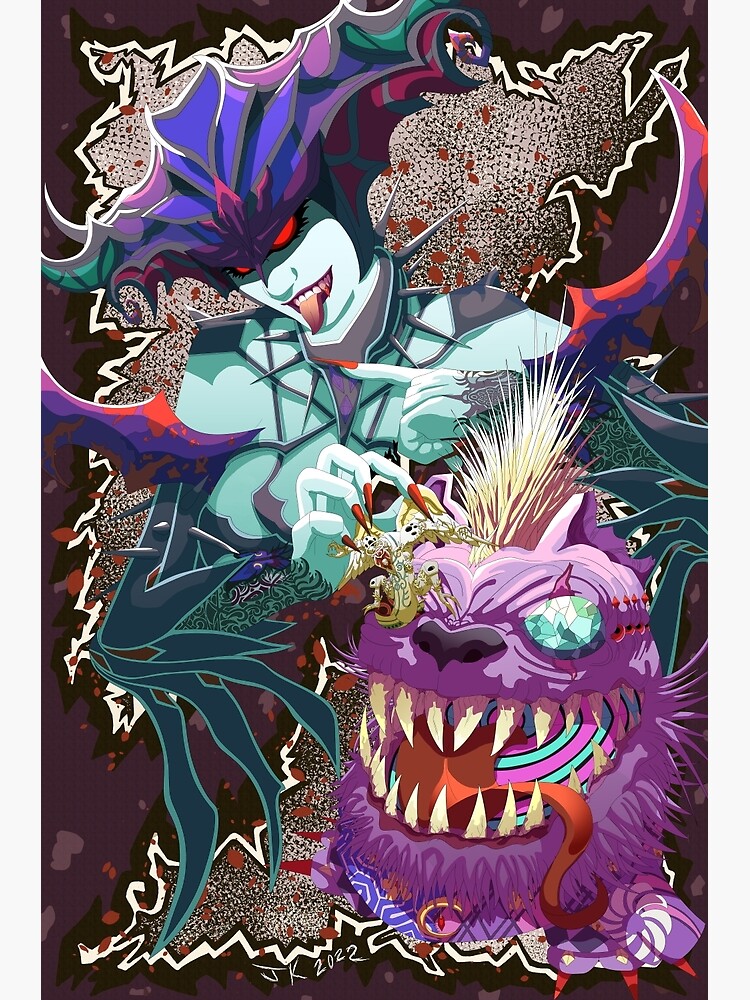 "Double Demons" Poster for Sale by MsDigglesworth | Redbubble