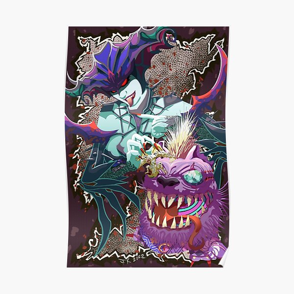 "Double Demons" Poster for Sale by MsDigglesworth | Redbubble