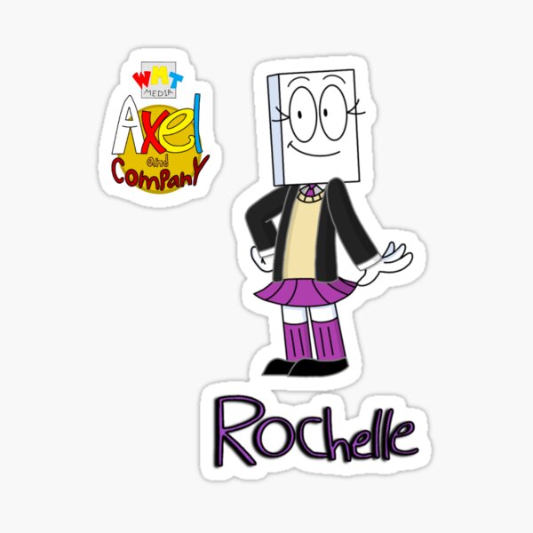 "Rochelle (Axel and Company) " Sticker for Sale by WMTMedia | Redbubble