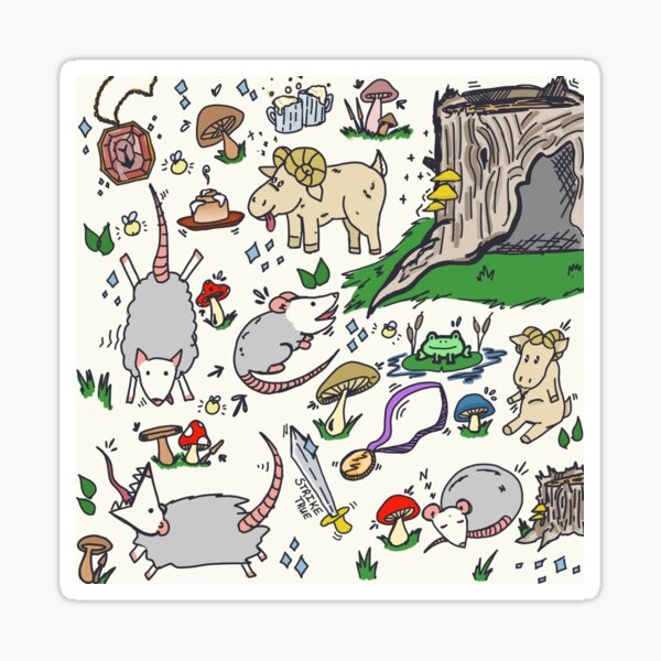 "NADDPOD Doodles" Sticker for Sale by rnowicki1013 | Redbubble