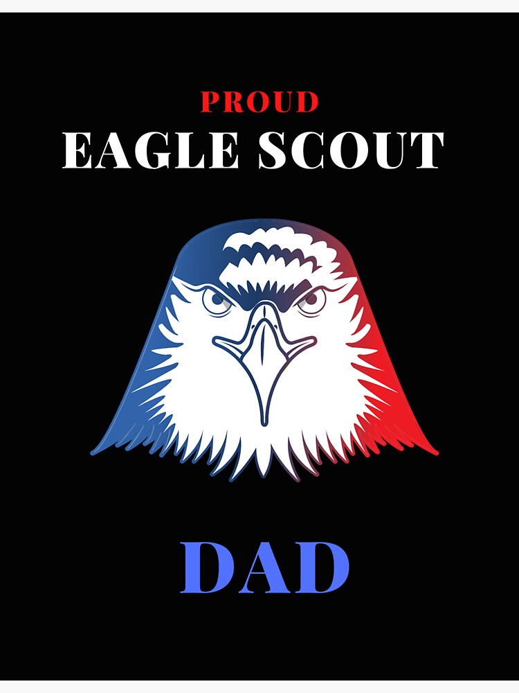 "Proud Eagle Scout Dad" Sticker for Sale by homecoastllc | Redbubble