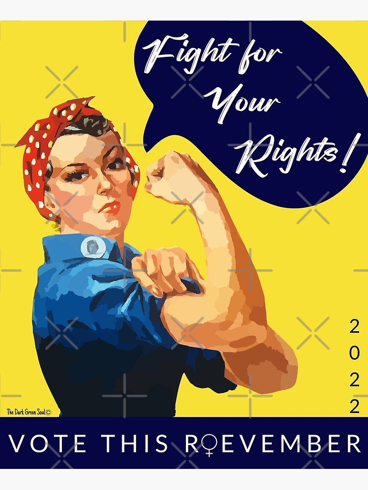 "Fight for Your Rights!" Poster for Sale by DarkGreenSoul | Redbubble