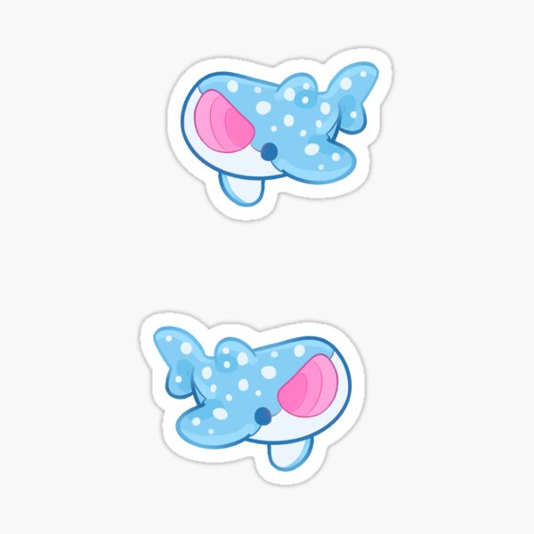 "Ocean Blue Kawaii Whale Sharks" Sticker for Sale by evybenita | Redbubble