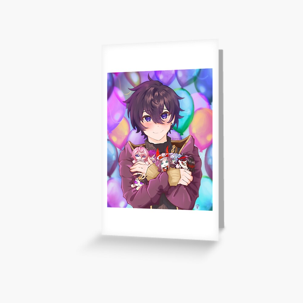 "Shoto Shxtou Vtuber Birthday Art" Greeting Card for Sale by mercyy ...