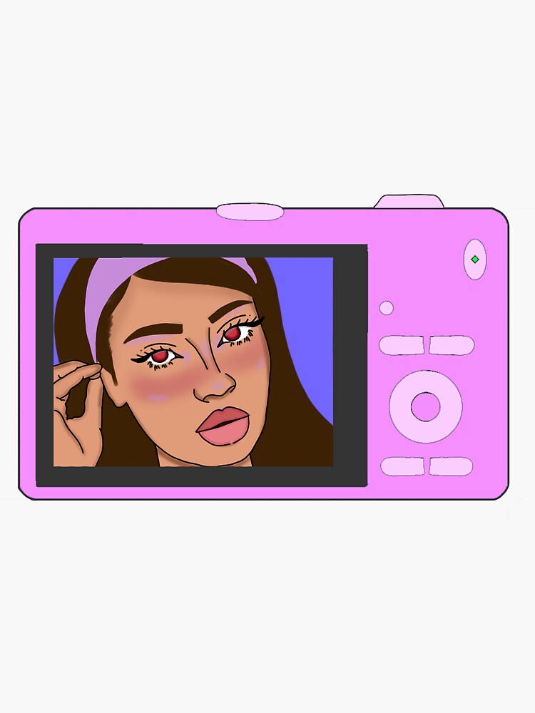 "Camcorder - Pink" Sticker for Sale by hmneighbors | Redbubble