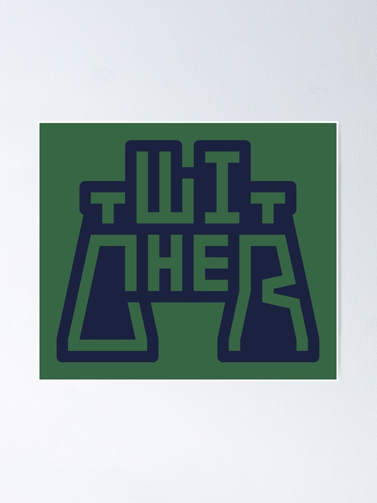 Póster «Twitcher en forma de binoculares de observación de aves de ...