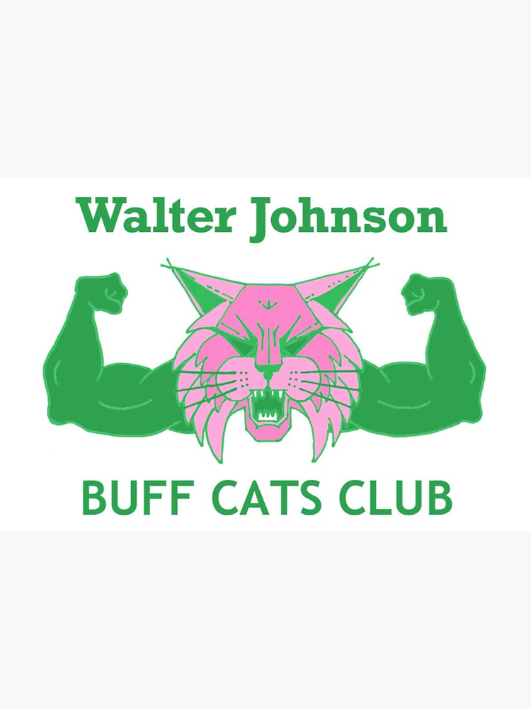 "Walter Johnson Buff Cats Club" Sticker for Sale by wjbc-club | Redbubble