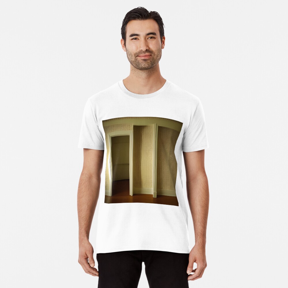 "The Backrooms - Liminal Space - Doors and Yellow Wallpaper" T-shirt ...