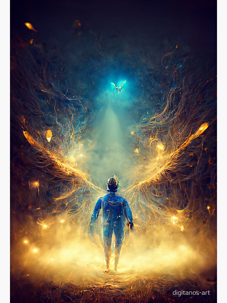 "blessed from above" Sticker for Sale by digitanos-art | Redbubble