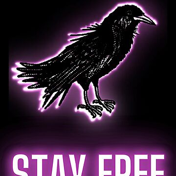 "Stay Free " Sticker for Sale by Mondizzle | Redbubble
