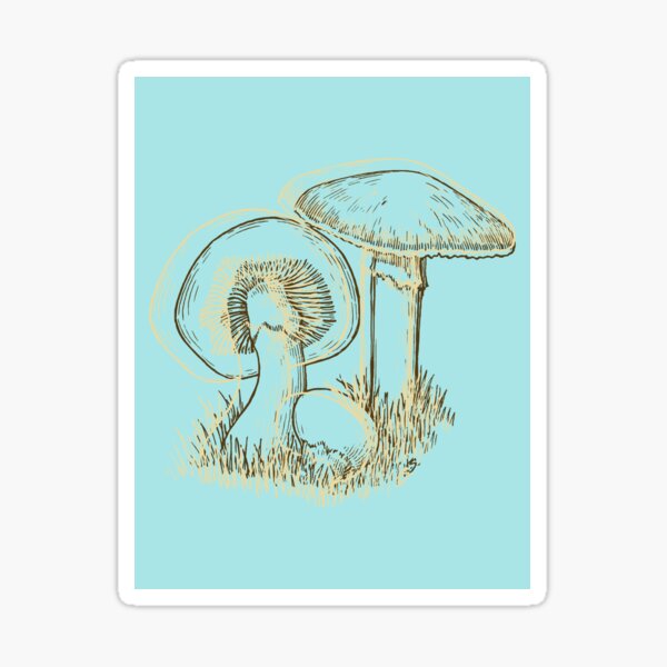 " Cottagecore Fairy Mushroom Fairycore Drawing Graphic Design 3 ...