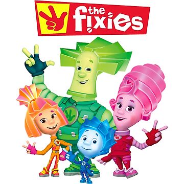 "Cartoon the fixies" Sticker for Sale by Par-kids | Redbubble