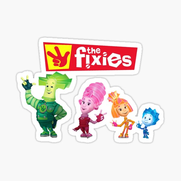 "Cartoon the fixies" Sticker for Sale by Par-kids | Redbubble