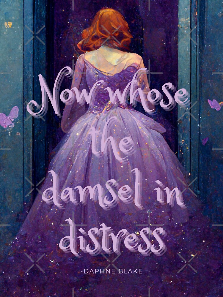 "Damsel Daphne" Sticker for Sale by HauntedWitch | Redbubble
