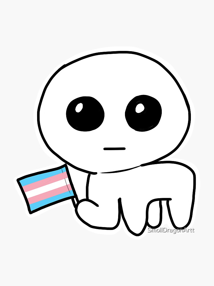 "Pride TBH Creature (Transgender)" Sticker for Sale by SmollDragonArtt ...