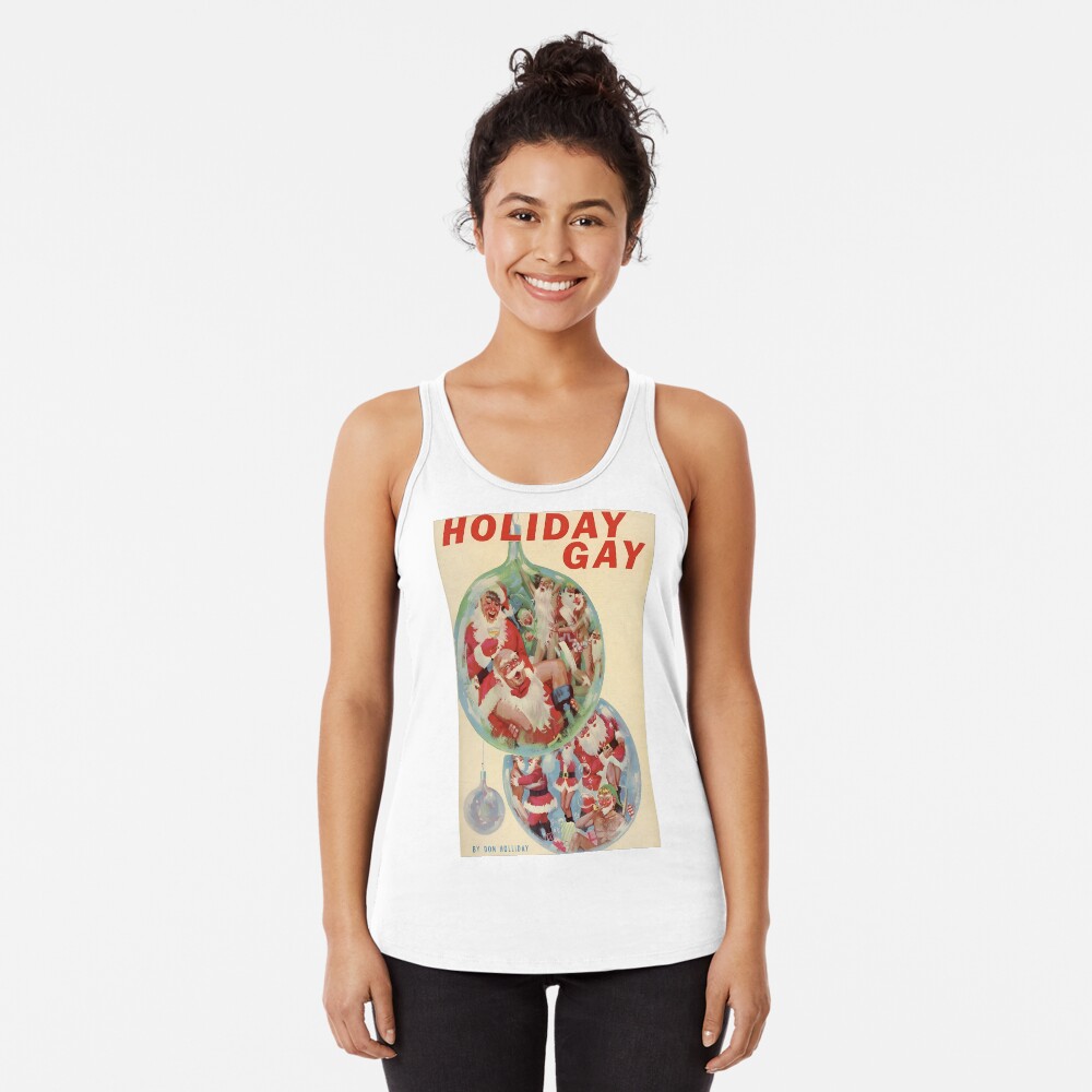 "Holiday Gay Christmas pulp fiction cover" Poster for Sale by ...