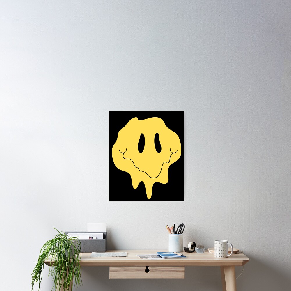 "funny smiley face emoji - Fake Happy - " Poster for Sale by Hageeer ...