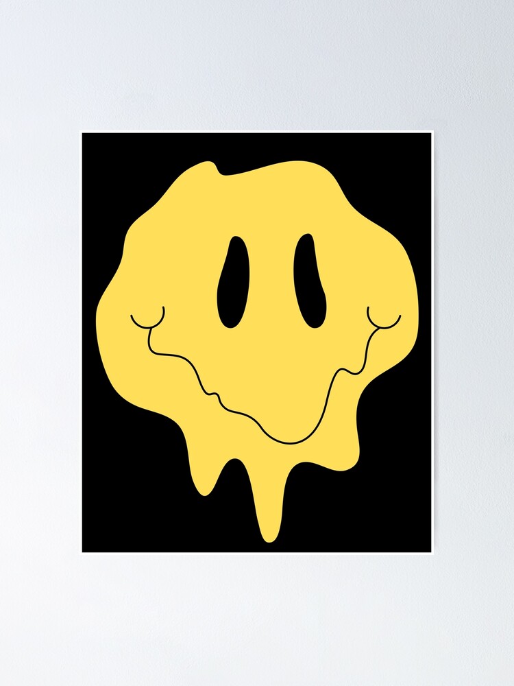 "funny smiley face emoji - Fake Happy - " Poster for Sale by Hageeer ...