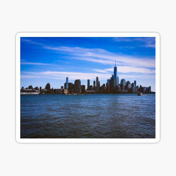 "Manhattan Skyline Skyscrapers New York City " Sticker for Sale by ...