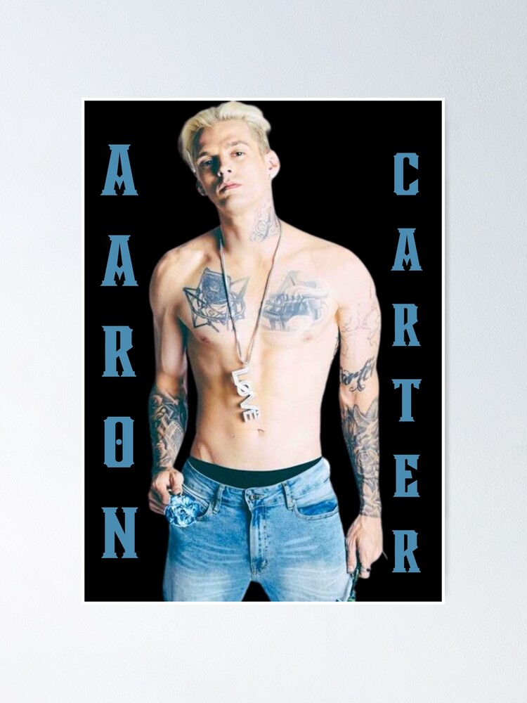 "Aaron Carter" Poster for Sale by Wippa | Redbubble