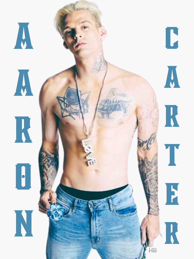 "Aaron Carter" Sticker for Sale by Wippa | Redbubble