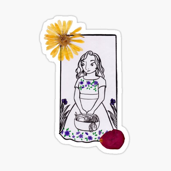 "Alina" Sticker for Sale by cryophytum | Redbubble