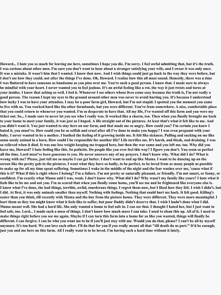 "Pearl Monologue" Sticker for Sale by tlee322 | Redbubble