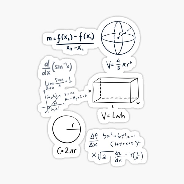 "Antique Math! Handwritten Volume of Sphere, Rectangular Prism ...
