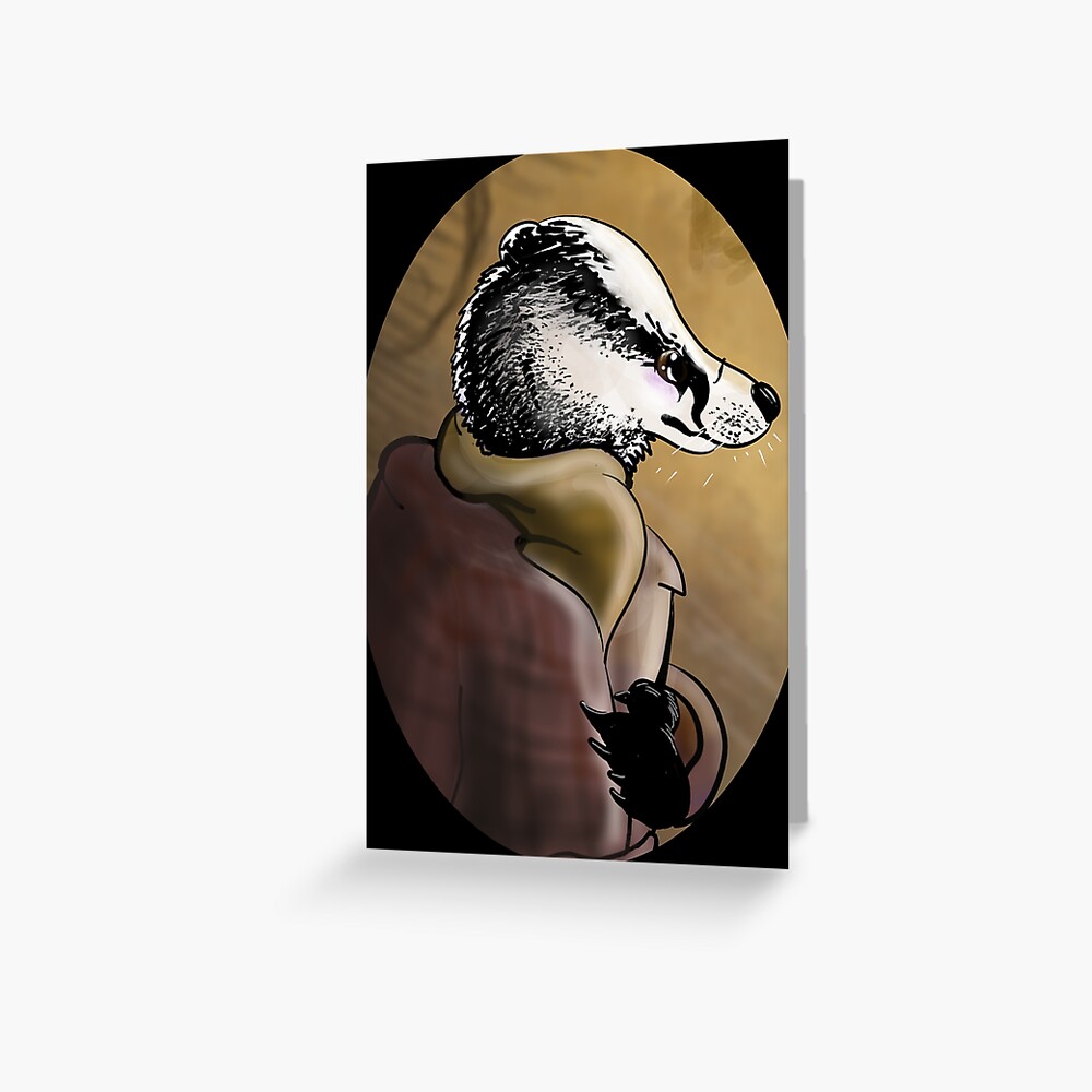"Mr Badger - classic storybook inspired designs" Greeting Card for Sale ...