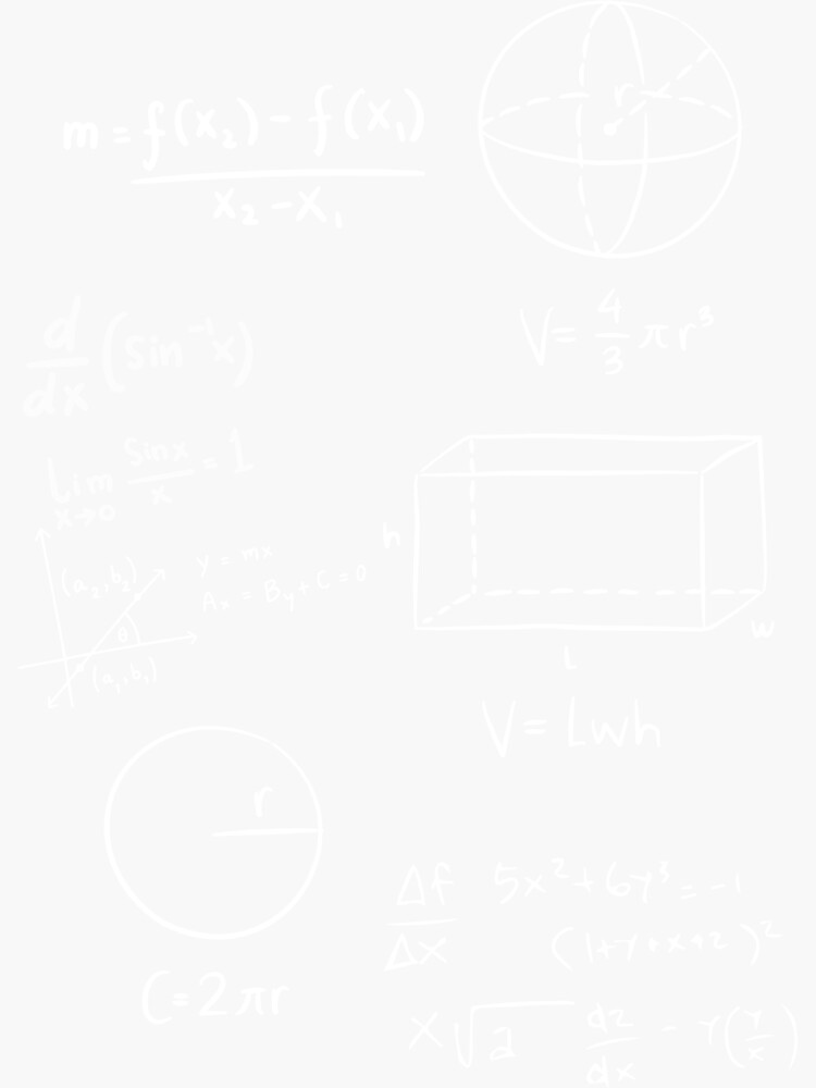"Antique Math! Handwritten Volume of Sphere, Rectangular Prism ...