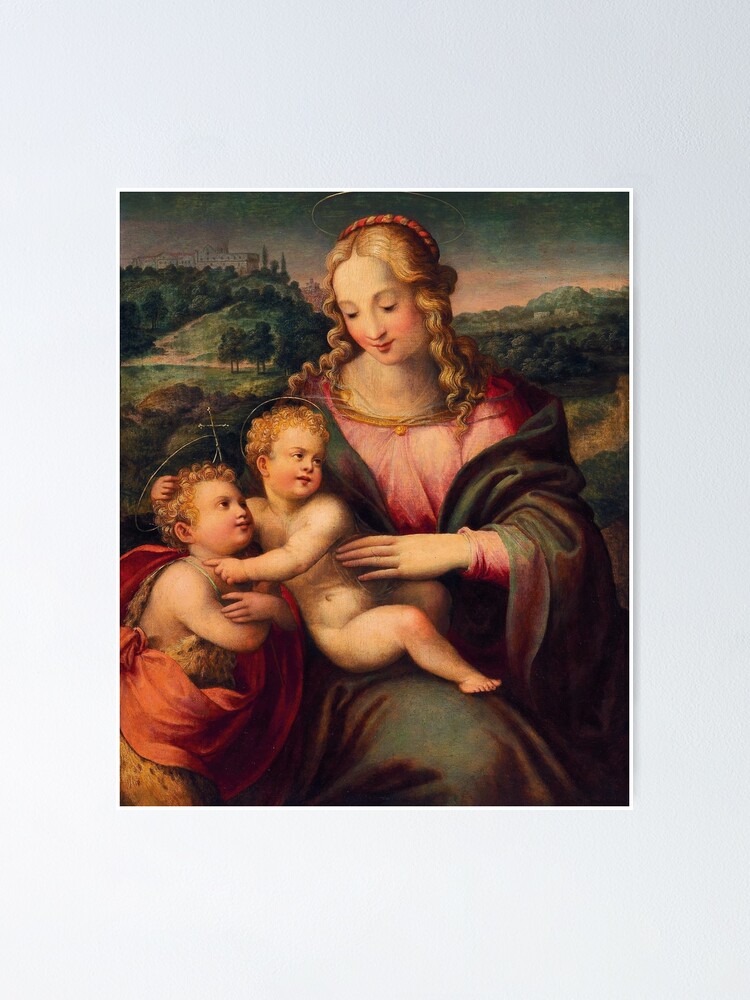"Madonna and Child with the Infant Saint John | Francesco del Brina ...