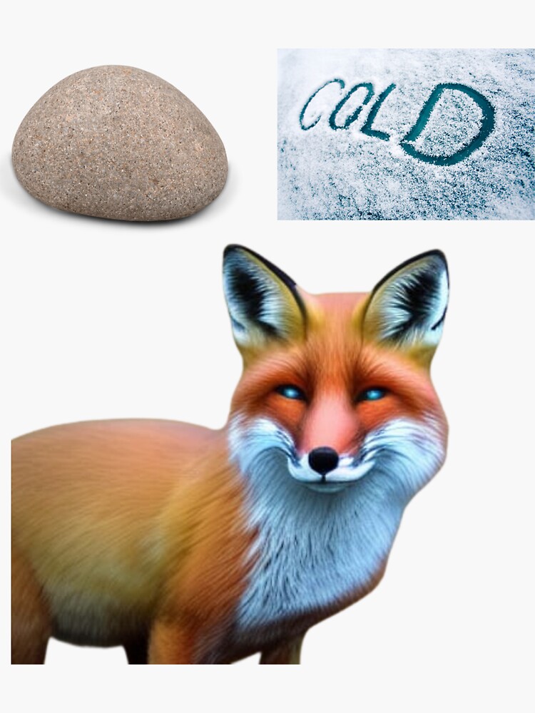 "Stone Cold Fox" Sticker for Sale by lchris33 | Redbubble