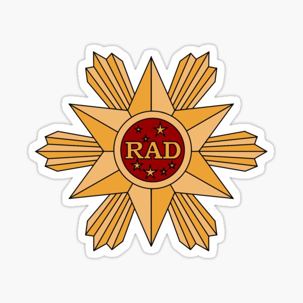 "RAD Obey me school badge" Sticker for Sale by Totallysane00 | Redbubble
