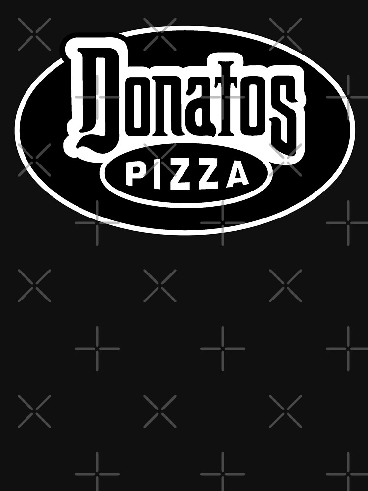 "Retro Donatos Pizza BW" T-shirt for Sale by under13 | Redbubble ...