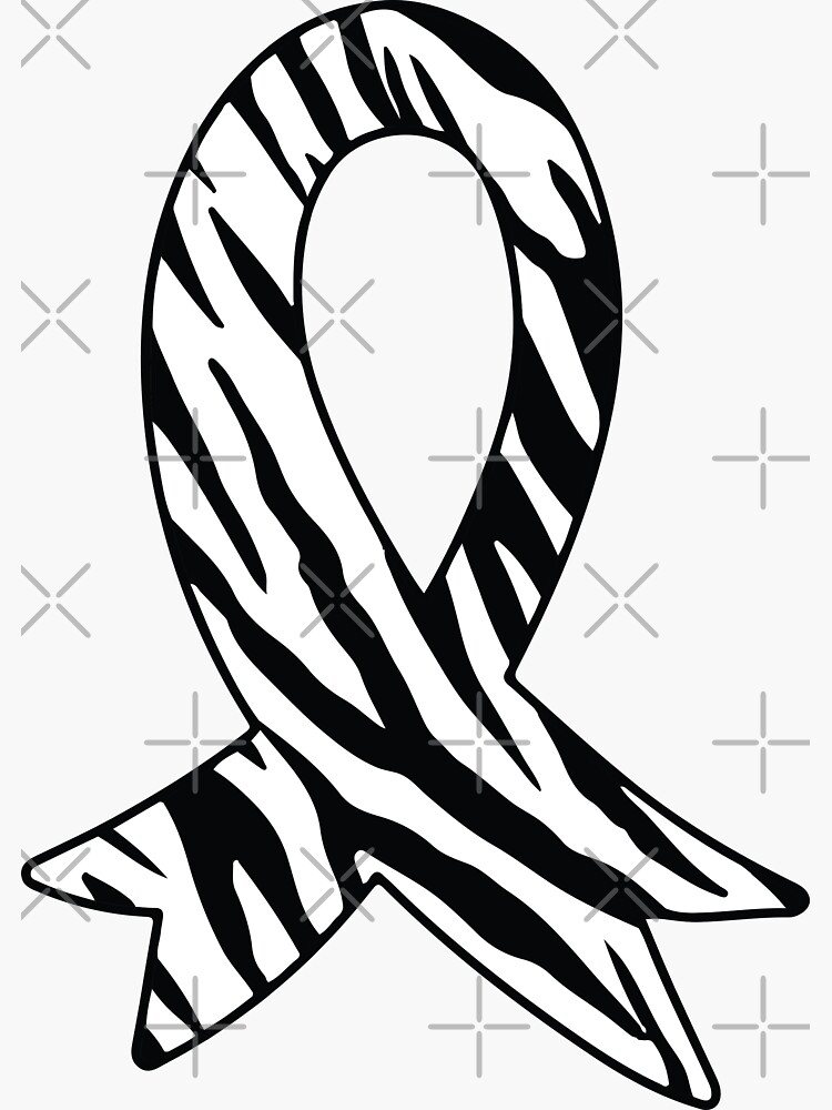 "Zebra Awareness Ribbon-November Cancer Awareness Month-Carcinoid ...